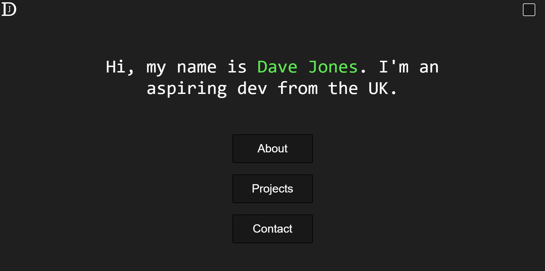 David Jones Bootstrap